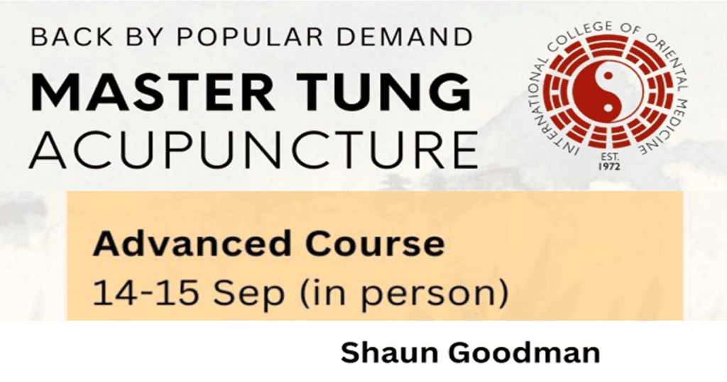 Master Tung's Acupuncture Courses: