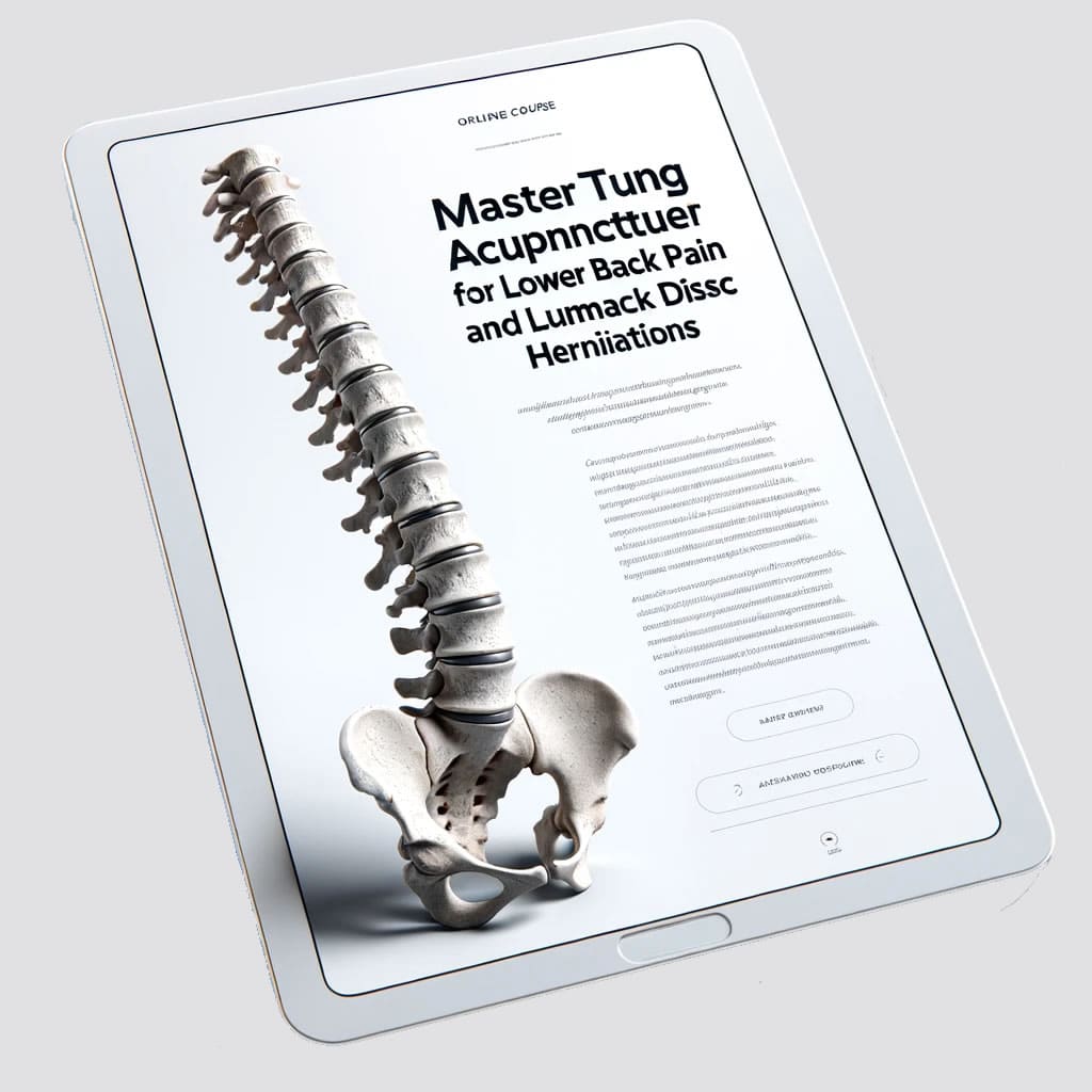 Lower Back Pain & Lumbar Disc Herniations - Master Tung's Acupuncture